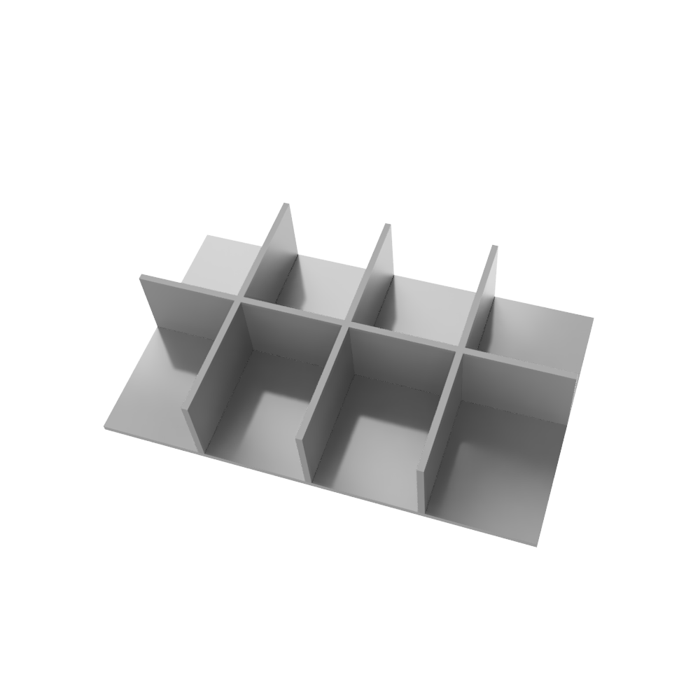 Custom Made Drawer Organizer - Grid Two by Four – Organizer By Design