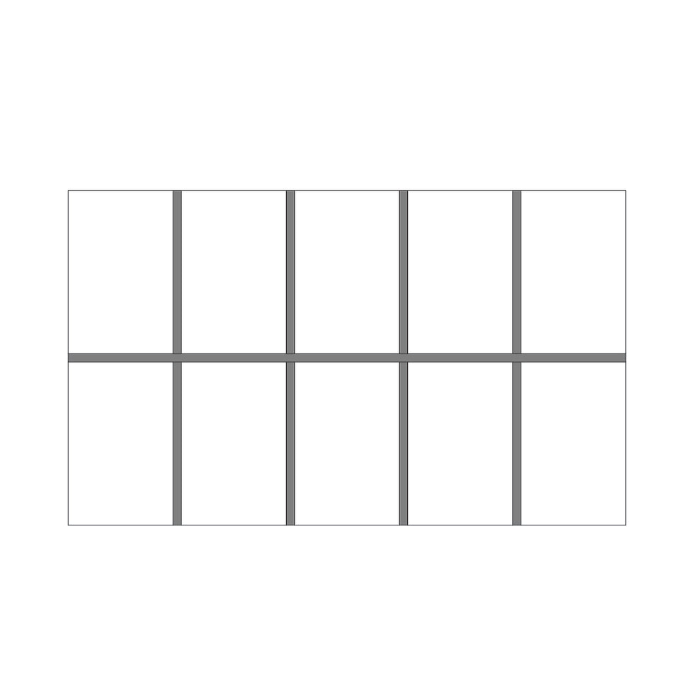 Custom Made Drawer Organizer - Grid Two by Five – Organizer By Design